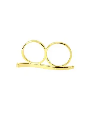 Saachi Double The Bar Ring - Gold