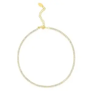SHYMI Tennis Anklet Two Mm - Gold