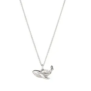 POSH TOTTY DESIGNS Sterling Mummy & Baby Whale Charm Necklace - Silver