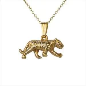 SIMON KEMP JEWELLERS Tiger Pendant With 18ct Detail - Gold