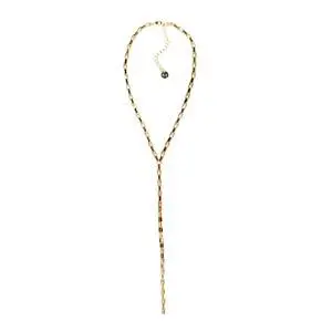 ADRIANA PAPPAS DESIGNS Square Chain Lariat - Yellow