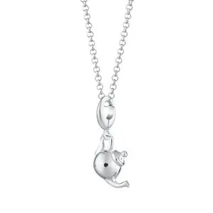 LILY CHARMED Sterling Teapot Charm Necklace - Silver