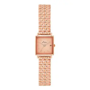 BERMUDA WATCH COMPANY Quaintrelle Square Rose Gold Link 22 24mm - Yellow