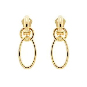 EMMA HOLLAND JEWELLERY Double Hoop Clip On Earrings - Gold