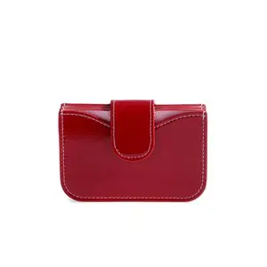 JURGI BRAND Accordion Wallet In Patent Leather - Red