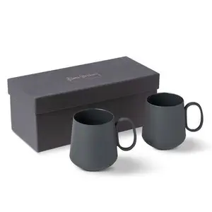 Esma Dereboy Tube Mug Set Of Two Colour - Black