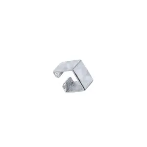 EDGE ONLY Square Ear Cuff Sterling