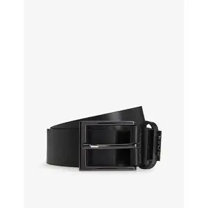BOSS Branded-buckle Leather Belt