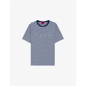 Hugo Striped Relaxed-fit Cotton-jersey T-shirt - Open Miscellaneous
