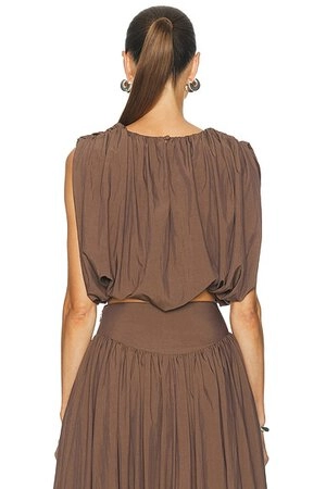 NICHOLAS Nadira Cropped Bubble Top