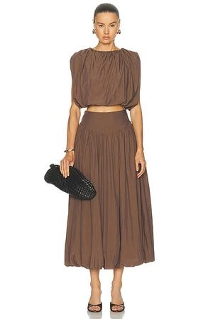 NICHOLAS Nadira Cropped Bubble Top