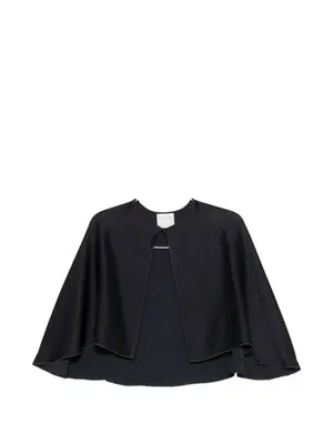 FORTE_FORTE Cape Shirt - Blue