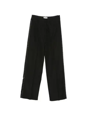 FORTE_FORTE Wool Blend Trousers - Black