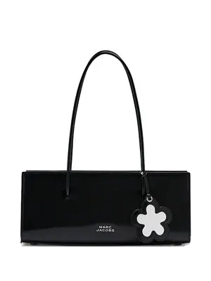 Marc Jacobs The Mirror Satchel Leather Shoulder Bag - Black