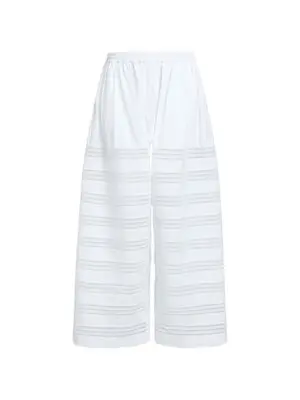 Alaïa Cotton Round Trousers