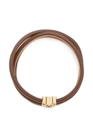 Loewe Anagram Bombé Leather Bracelet