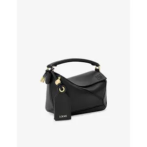 Loewe Mini Puzzle Leather Bag - Black