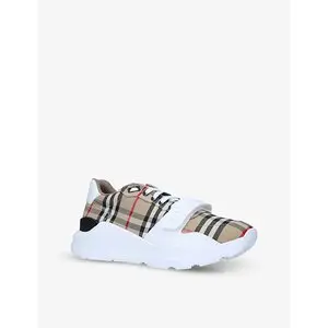 Burberry Regis Vintage Check Canvas Trainers