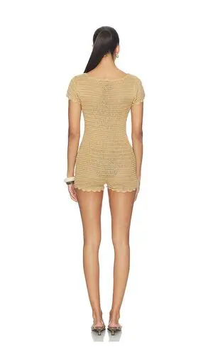 MORE TO COME Michelle Crochet Romper