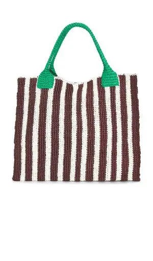 LOEFFLER RANDALL Sol Crochet Beach Tote - Brown