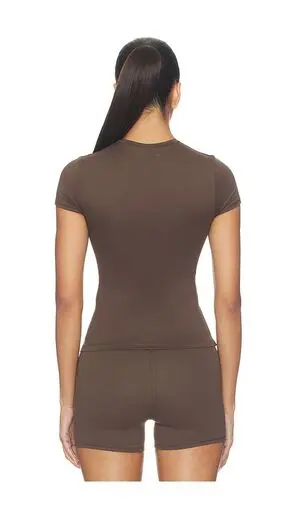 NIKESKIMS Matte Baby Short Sleeve Tee - Brown