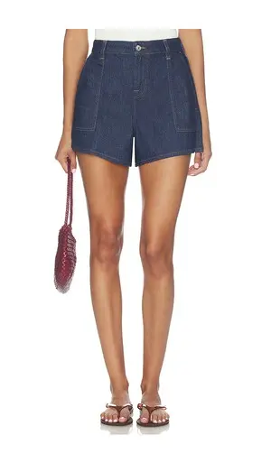 7 For All Mankind Utility Kori Shorts In . Also - Blue