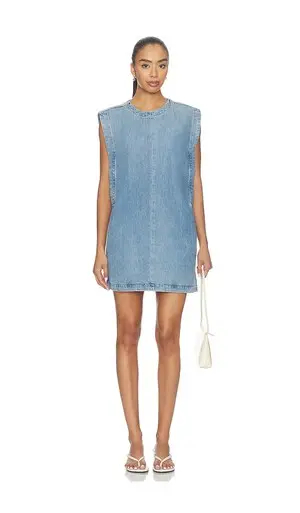 PISTOLA Karla Tunic Mini Dress In . Also - Blue