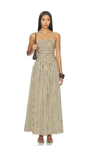 Faithfull The Brand Vera Maxi Dress In . Also - Chocolate