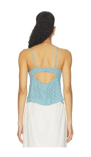 For Love & Lemons Babette Camisole Top - Blue