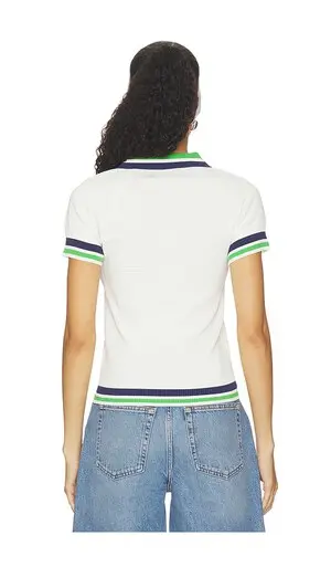 ALL THE WAYS Hazel Knit Polo Top In . Also
