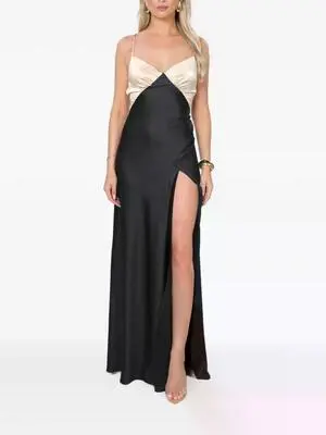 ROSERRY Seville Two-tone Backless Maxi Dress