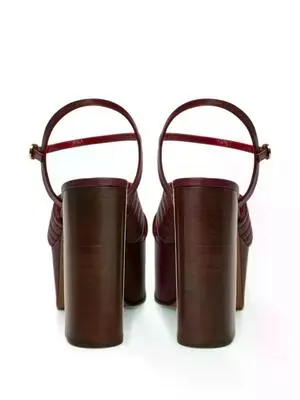 Valentino Garavani Vlogo Signature Knotted Platform Sandals