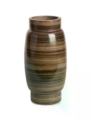 EDITIONS MILANO Stone Polished Marble Vase - Brown