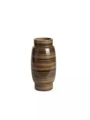 EDITIONS MILANO Stone Polished Marble Vase - Brown
