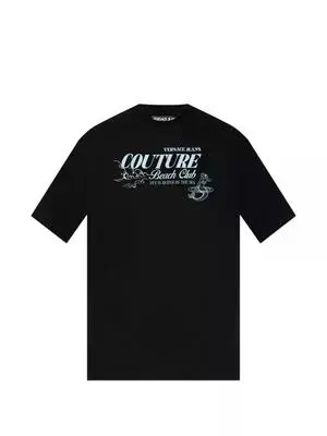 Versace Logo-print T-shirt - Black
