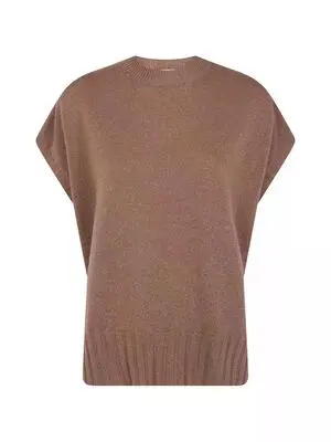 TWINSET Lurex-knit Sleeveless Sweater