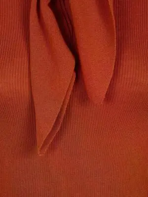 P.a.r.o.s.h Pussy-bow Ribbed-knit Sweater