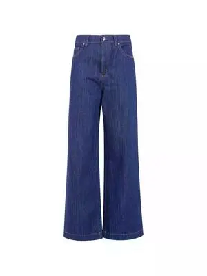 P.a.r.o.s.h Wide-leg Jeans - Blue