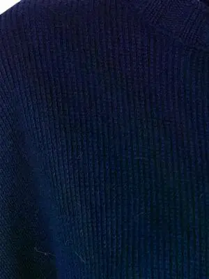 TWINSET Ribbed-knit Curved-hem Sweater