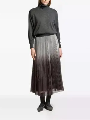 Peserico Pleated Midi Skirt