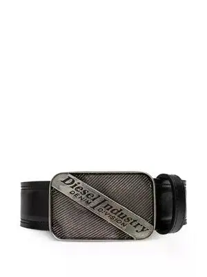 DIESEL® Logo B-industry Leather Belt