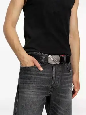 DIESEL® Logo B-industry Leather Belt