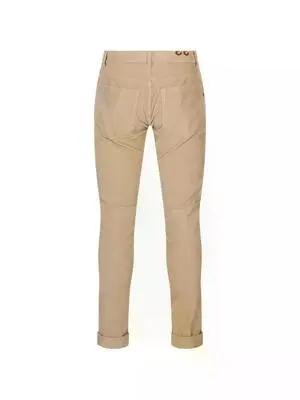 DONDUP Corduroy Logo-plaque Trousers