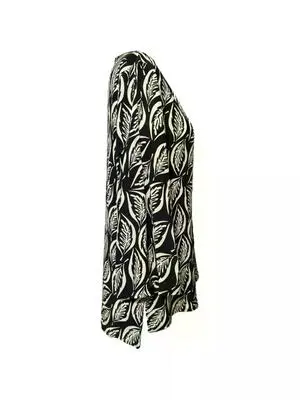 Etro Leaf-print Silk Dress