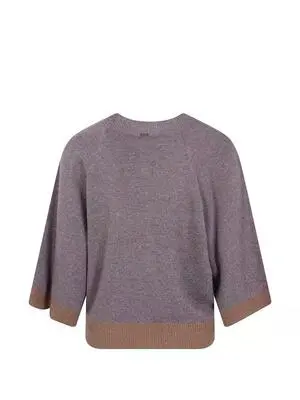 TWINSET Metallic Raglan-sleeve Sweater