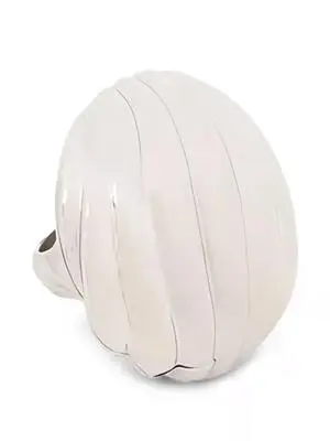 Chloé Shell-pendant Locket Ring - Silver