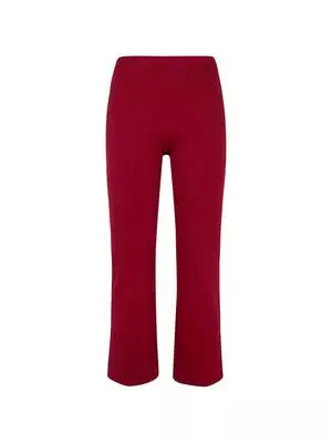 Liviana Conti Seam-detail Fla Trousers - Red
