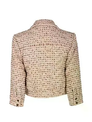 L'Agence Jia Cropped Tweed Jacket