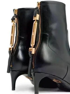 Dsquared2 Metal-bar Heeled Ankle Boots
