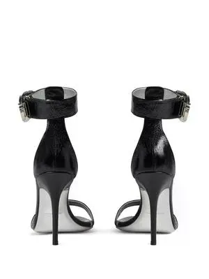 Dsquared2 Logo-plaque Leather Sandals